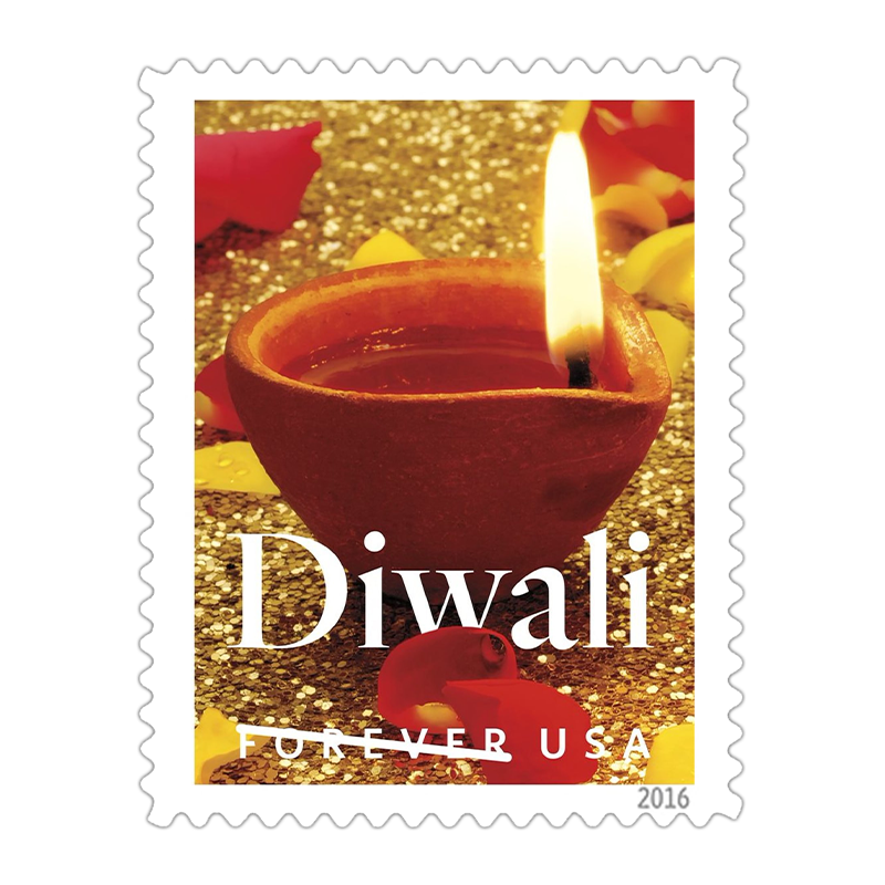 2016 USPS Festival Of Diwali Forever Stamps 100Pcs/Pack